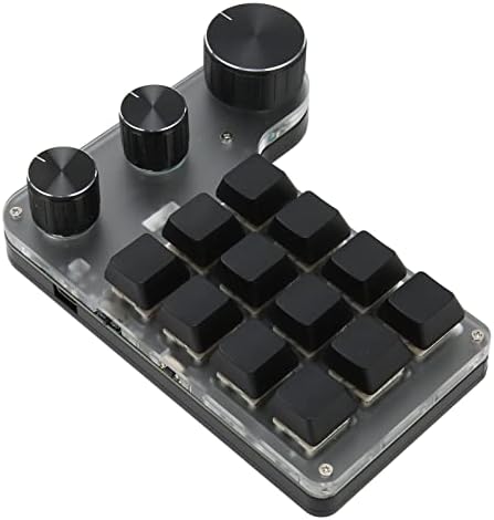 Amazon.com: Sanpyl 12 Keys 3 Knobs Macro Pad, OSU Keypad Mini Programmable Keypad, Shortcut Game ...