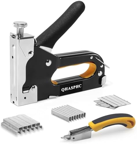 Amazon.com: QHASPHC Staple Gun for Wood 3 in 1 Upholstery Staple Gun ...