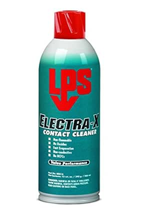 LPS Electra-X Contact Cleaner, 12 oz Aerosol (Pack of 12): Amazon.com ...