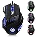 Amazon.com: Zelotes Ergonomic 7200 DPI LED Optical Wired Gaming Mouse ...