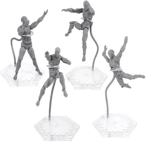 Amazon.com: XISTEST Action Figure Stand, 8 PCS Assembly Action Figure ...