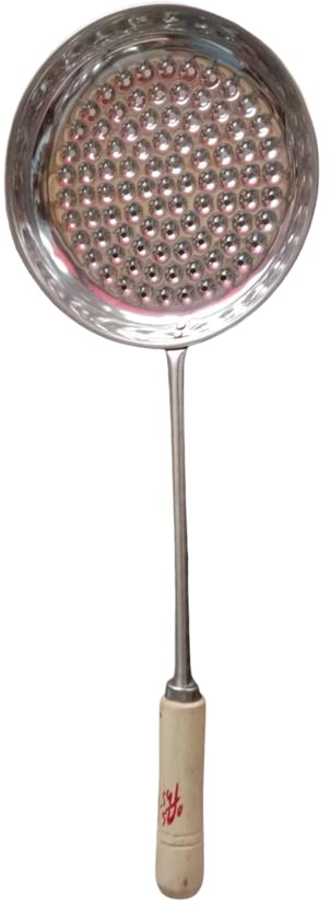 Buy Stainless Steel Boondi Jhara with Wooden Handle Online at Low ...