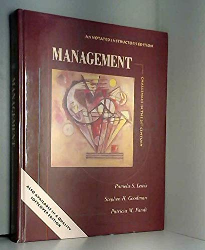 Management : Challenges in the 21st Century: Lewis, Pamela S., Goodman ...