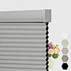 Amazon.com: BERISSA Custom Cellular Shades Cordless, Blackout Cellular Window Blinds, Pull Down ...