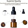 Amazon.com: Easeen Sample Dropper Bottles, Mini Dropper Bottles with 2 ...