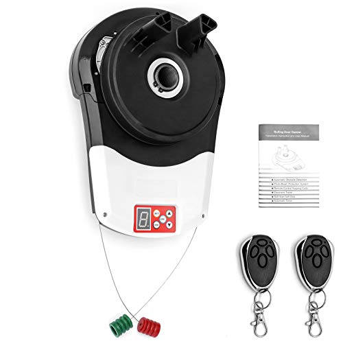 Roll Up Door Opener with Remote Control, 50 Decibel Automatic Rolling ...