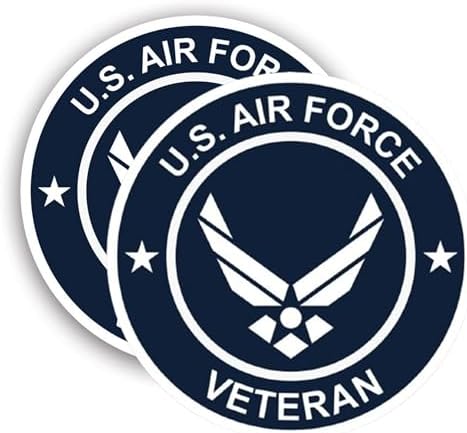 Amazon.com - eDesign 2-Pack United States Air Force Veteran Vinyl ...