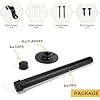 Amazon.com: Pintuson 6 Pcs Industrial Pipe Clothes Bar 10 Inch - Wall ...