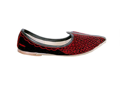 Panahi Traditional Leather Loafers Ethnic Mojari Shoes for Mens Maroon ...