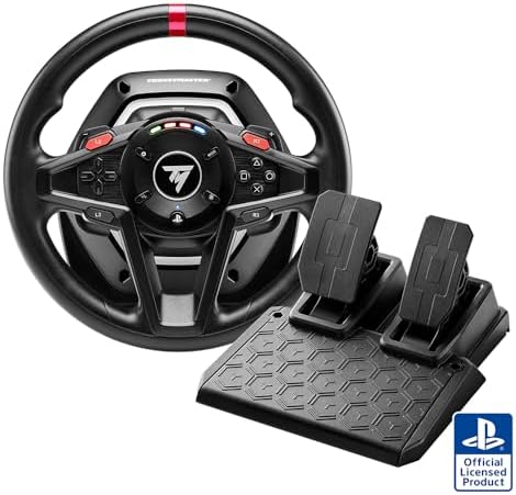 Amazon.com: Thrustmaster T128 Racing Wheel & Pedal Set for PS5, PS4 and ...