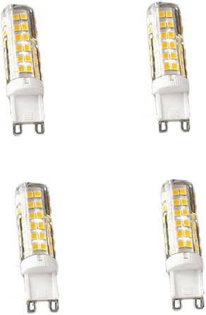 LED Bulb G9 LED Bulbs 9W AC100-240V 5W Cold White 6000K Non-Dimmable 4 ...
