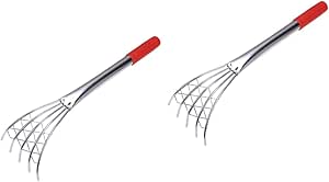 ABOOFAN 2pcs Stainless Steel Long Handle Rake Clamming Rake Oyster ...