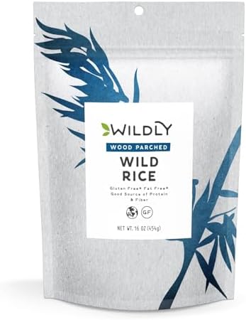 Amazon.com : Wildly Organic Wood Parched Wild Rice 16 Oz, 1 lb Bag ...