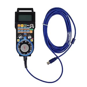 CNCTOPBAOS 6 Axis USB Wired Mach3 Handwheel MPG,Remote Hand Control E ...