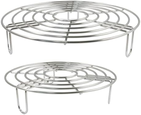 Amazon.com: 3 Pack Round Cooling Steaming Cake Rack, Stainless Steel ...