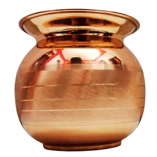 Buy KUVI Pure Copper Luxury Lota for Storing & Serving Water Copper ...