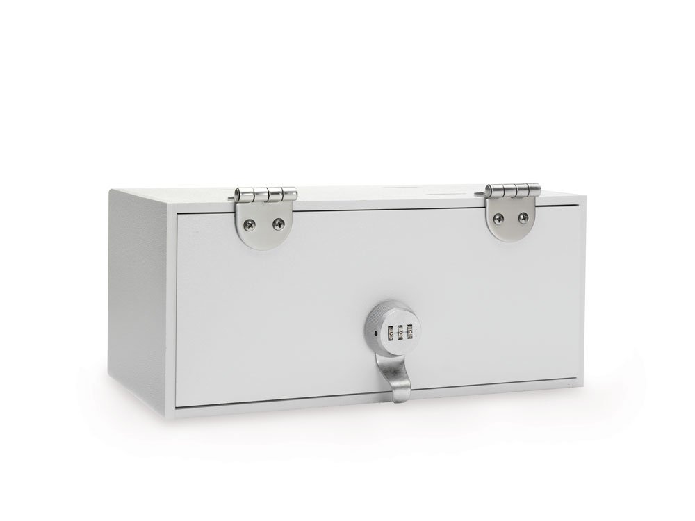 Amazon.com: Clearform ML5839 White Sintra Locking Medical Box with ...