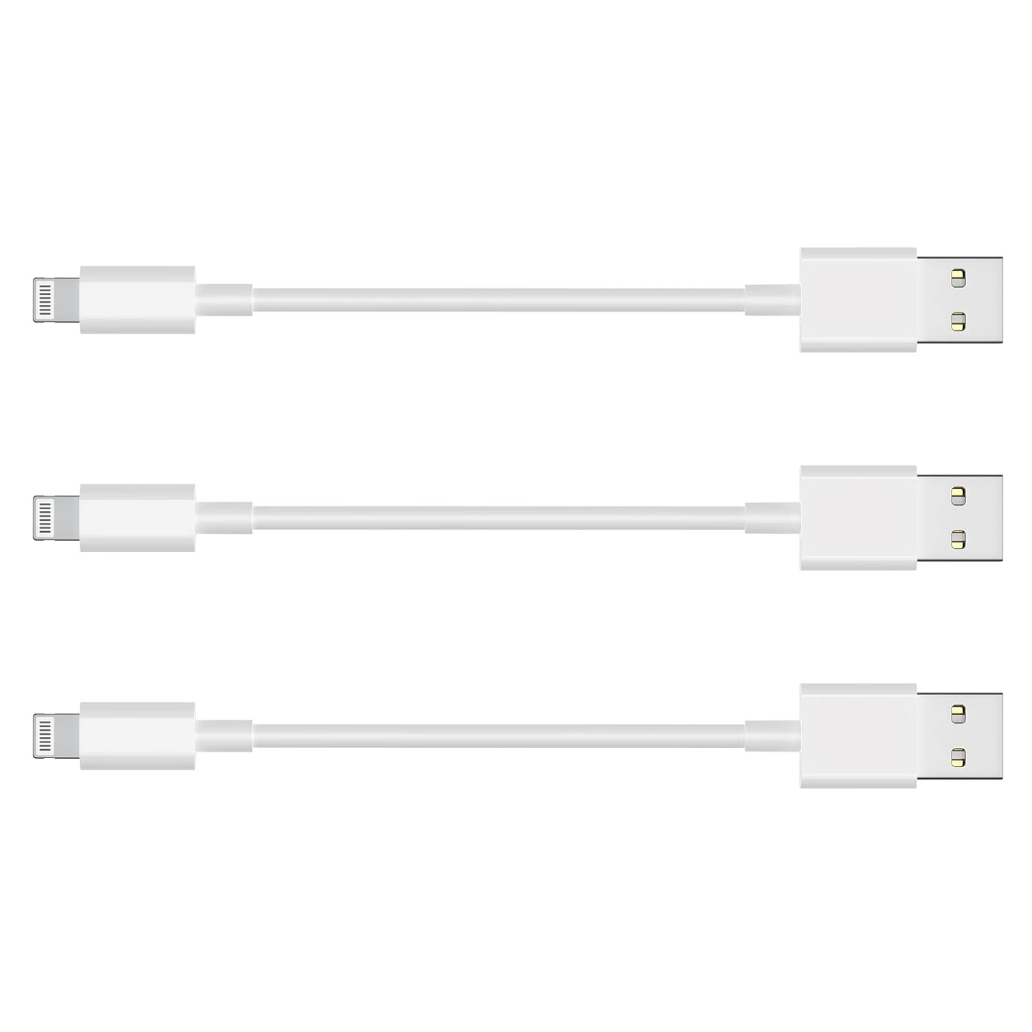 [Apple MFi Certified] Short iPhone Charger, 3 Pack (8 inch) Lightning ...