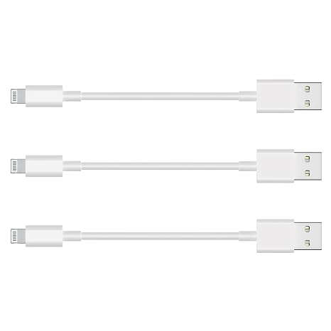 [Apple MFi Certified] Short iPhone Charger, 3 Pack (8 inch) Lightning ...