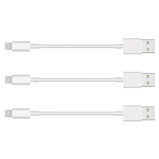 [Apple MFi Certified] Short iPhone Charger, 3 Pack (8 inch) Lightning ...