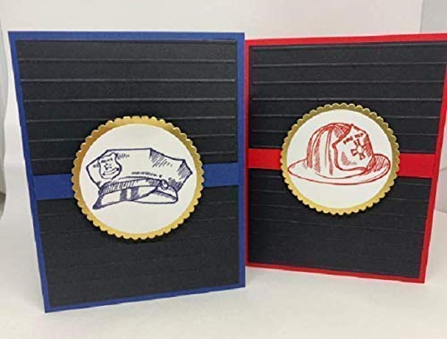 Amazon.com: Handmade Police & Fire Thin Blue Line Cards : Handmade Products