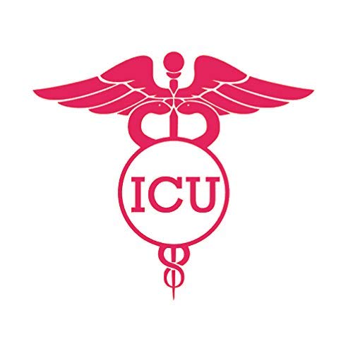 Amazon.com: Custom ICU Nurse Vinyl Decal - Caduceus Nursing Bumper ...
