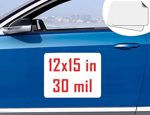 Amazon.com: Car Magnet Sheet 16" x 24" 2 Pack - White Blank Automotive ...