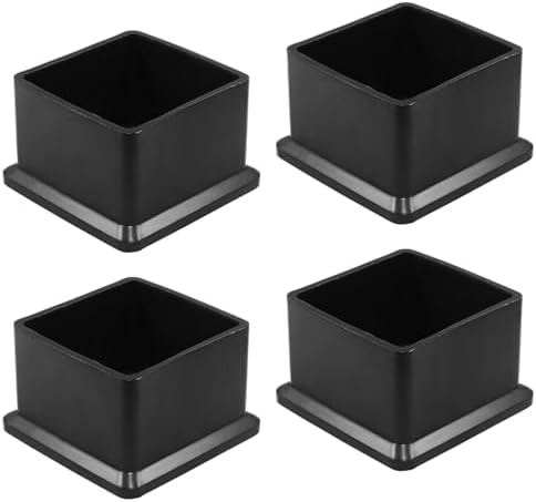 BokWin 4 Pcs Chair Leg Caps 2 Inch*2 Inch Square Furniture Floor ...
