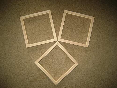 Amazon.com: Float frames, three (3) 8X8 front load unfinished picture ...
