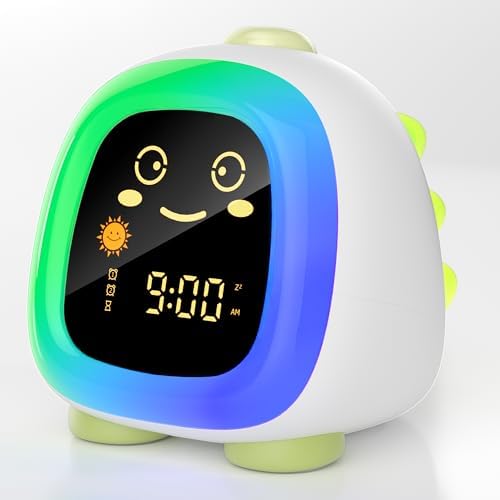 Amazon.com: winshine Kids Alarm Clock with Night Light OK to Wake Clock ...