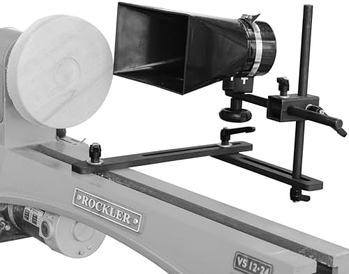 Woodturning Dust Hood Installed on Woodlathe for Effective Dust ...