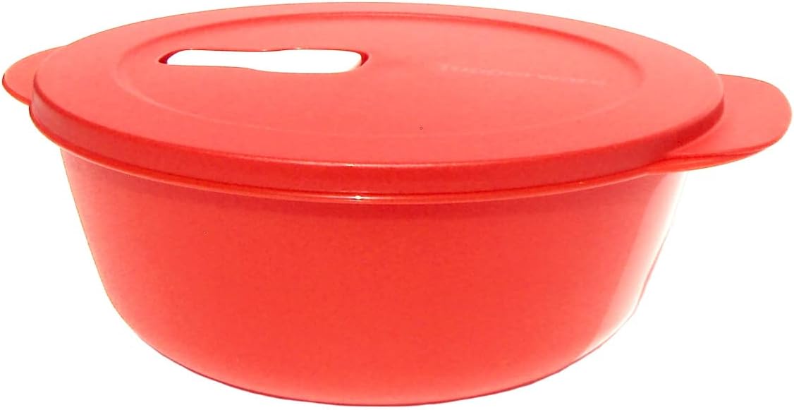 Amazon.com: Tupperware CrystalWave Microwave Lunch N Dish Divided Bowl ...