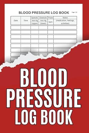 Blood Pressure Log Book: Daily Tracker for Blood Pressure & Pulse ...