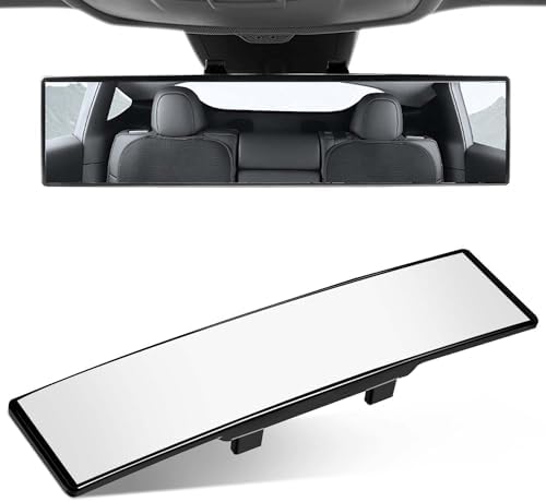 Amazon.com: DS. DISTINCTIVE STYLE Wide Rear View Mirror Clip On 12 Inch ...