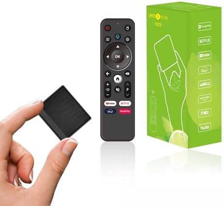 BOXPUT Lemon TV Mini Android TV Box, Android 12.0 TV Box, 2GB RAM 16GB ...