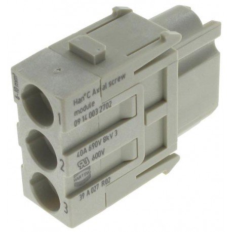 Harting 09140032702 Han C axial module, female 6-10mm²: Amazon.com ...