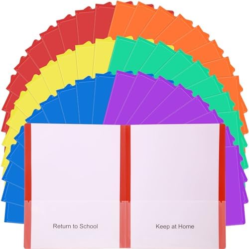 Amazon.com : PerKoop 48 Pcs Parent Teacher Classroom Communication Folder 11.73" x 9.45" School ...