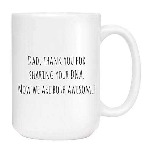 Amazon.com: Dad Thank You DNA 15oz Coffee Mug : Home & Kitchen