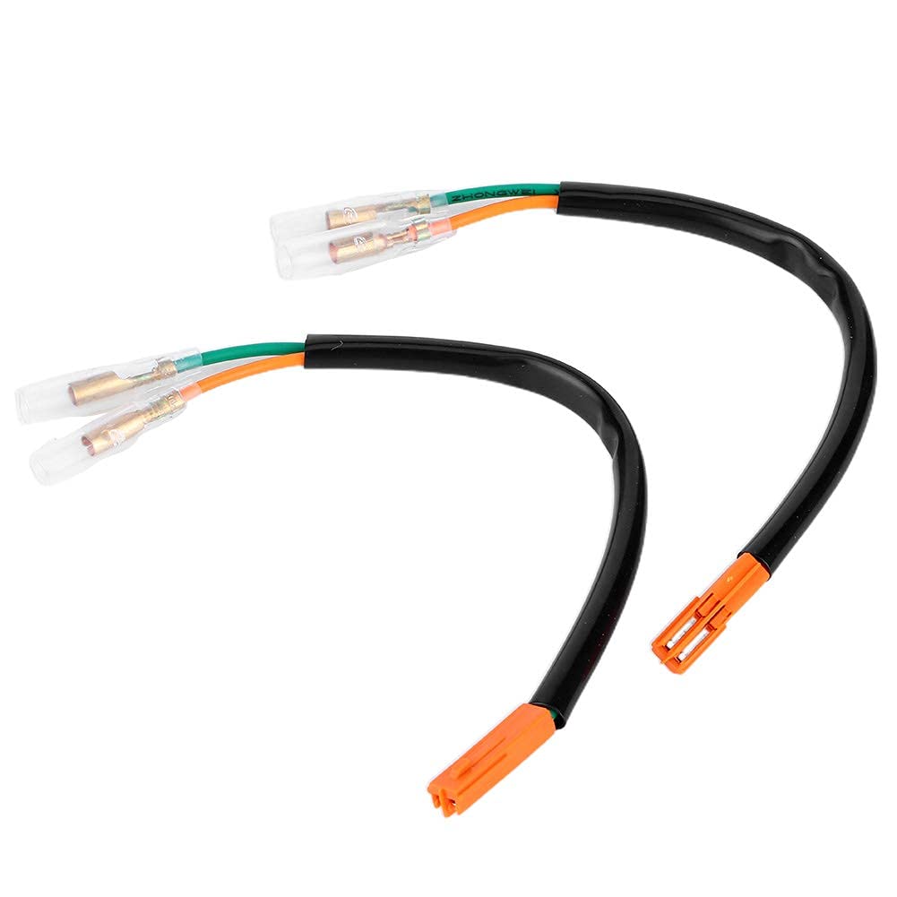 Amazon.com: 2PCS Motorcycle Turn Signal Marker Wire Adapter Plug ...
