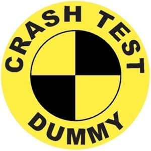 Amazon.com - Crash Test Dummy Sticker for Car Vinyl Decal Truck Window ...
