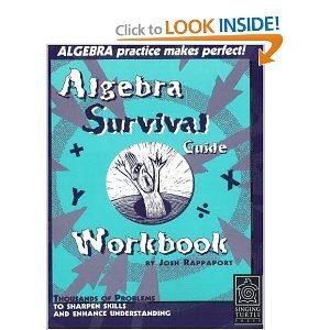 Algebra Survival Guide WorkbookThousands of Problems byRappaport ...