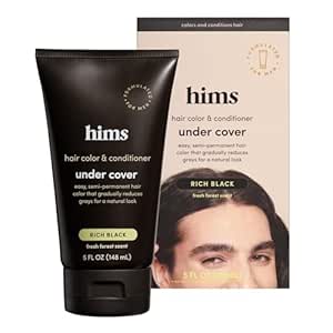 Amazon.com : hims Under Cover Color & Conditioner for Men, Rich Black ...