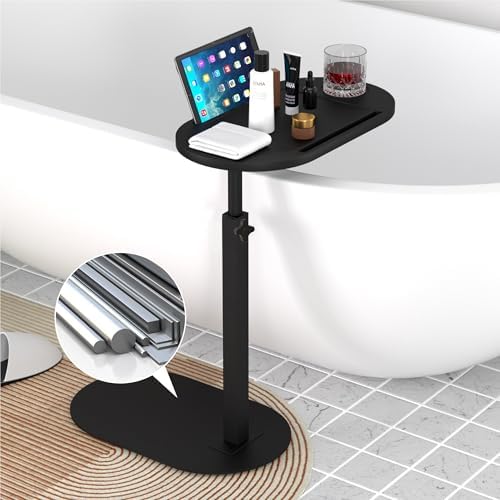 Amazon.com: Yumkfoi Foldable Bathtub Side Tray with Adjustable Height ...