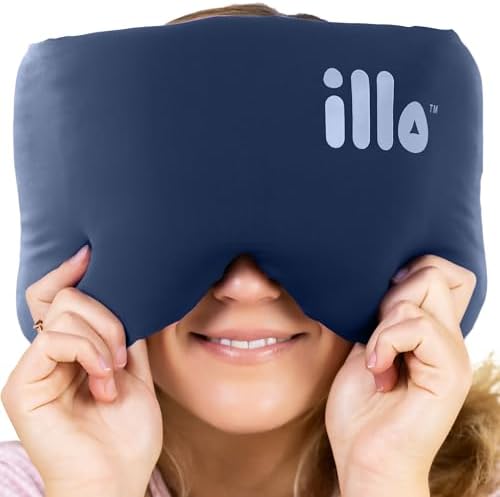 Amazon.com: illo Wearable Pillow Sleep Mask | Blackout Weighted Eye ...