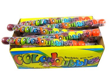 Amazon.com : Color Bubbles Gum Balls, 24 count : Chewing Gum : Grocery ...