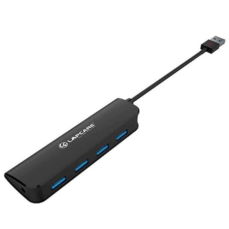 Lapcare 4 High Speed Multi Port USB 3.0 Hub with 30cm Cable and Data ...