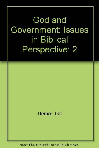 Buy God and Government: Issues in Biblical Perspective Book Online at ...