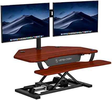 Amazon.com: VERSADESK PowerPro 36 Inch Electric Standing Desk Converter ...