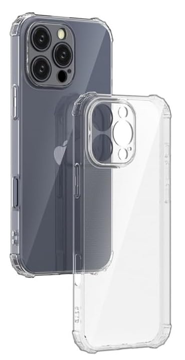 BlazeTech Crystal Clear Back Cover Case for [ iPhone 16 Pro Max ...