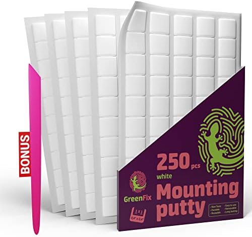 Amazon.com: Greenfix Mounting Putty 250PCs - Poster Putty for Walls ...